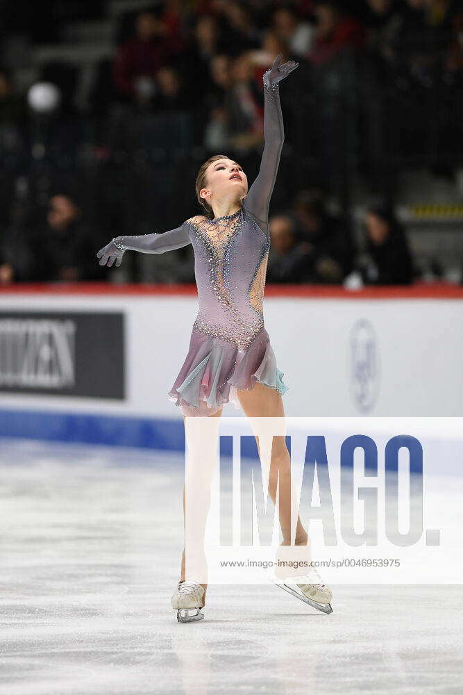 Daria USACHEVA from Russia, during Ladies Short Program at the ISU ...