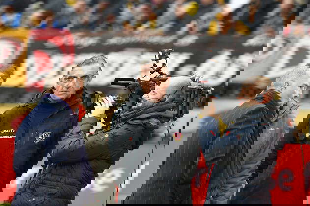 Ralf Minge Geschäftsführer ( SG Dynamo Dresden ) VfR Aalen vs SG Dynamo ...