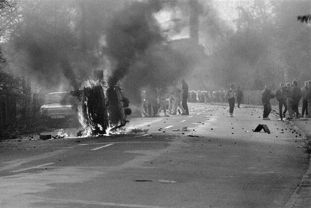 30th anniversary of death in 2020 Riots between Berlin hooligans BFC ...