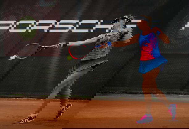 GERMANY: Caroline Werner of Germany in action against Mona Barthel of ...