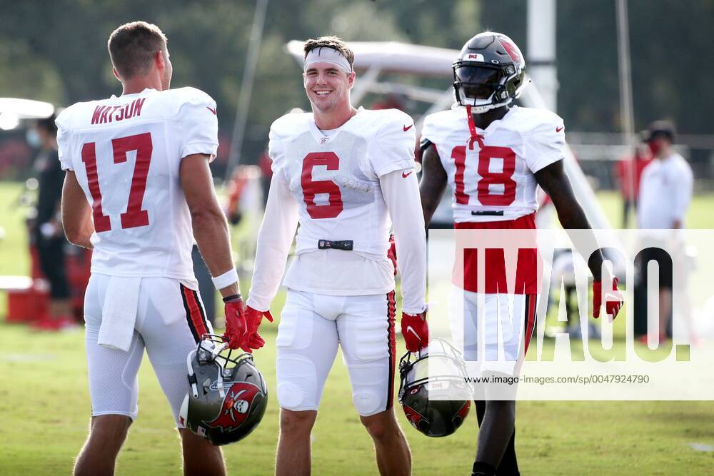 August 23, 2020, Tampa, Florida, USA: From left: Tampa Bay Buccaneers ...