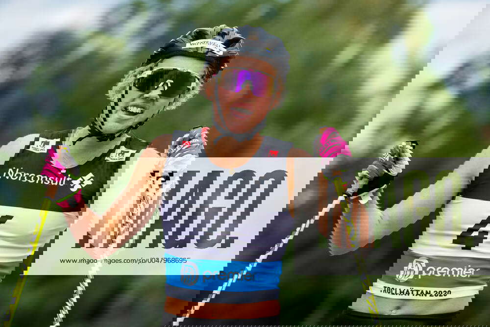 200828 Emma Ribom, Pitea Elit SK competes in the womens sprint during ...