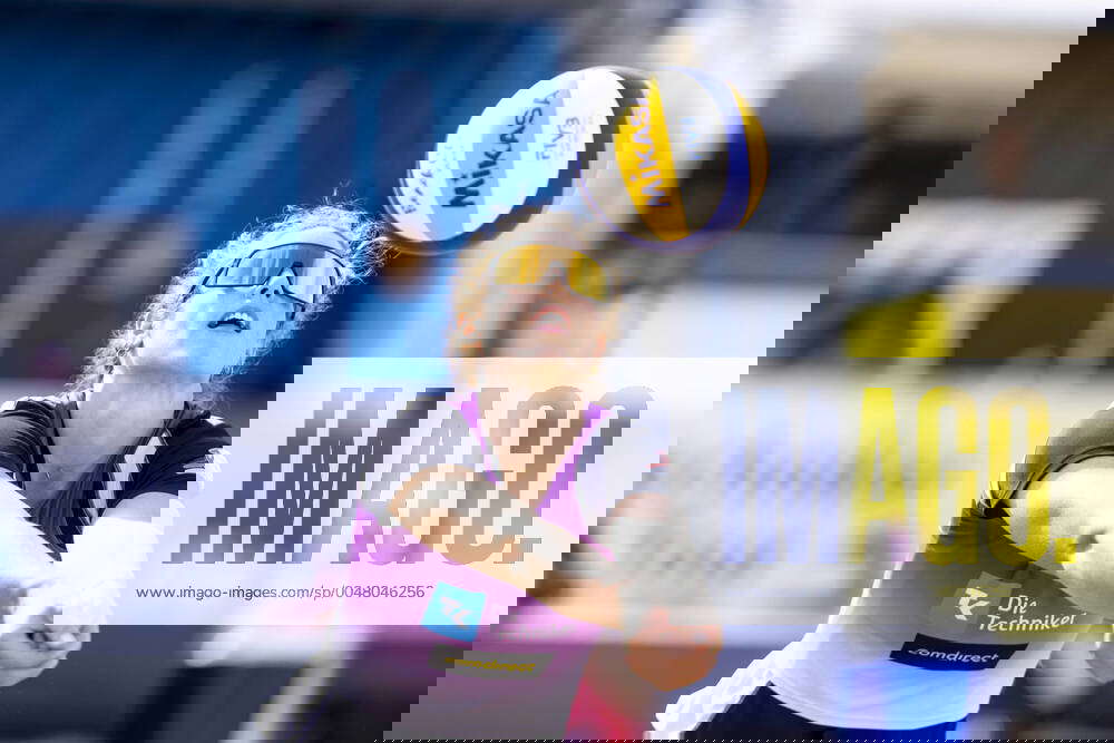 Sandra Ferger purple Borger Sude vs Aulenbrock Ferger, Beach Volleyball ...