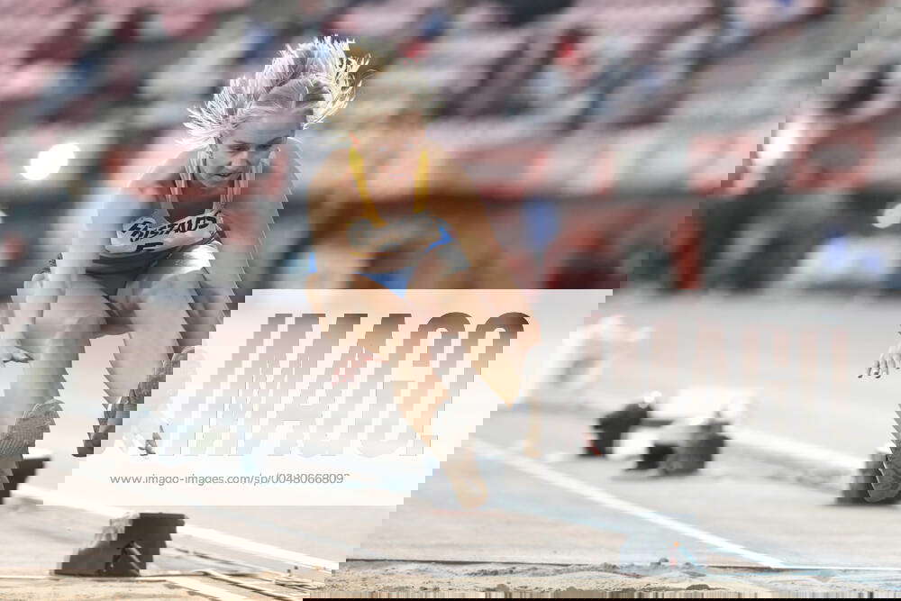 200905 Maja Askag of Sweden competes in the womens triple jump during ...