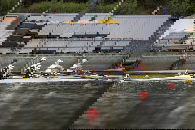 Germany, Duisburg, Internationale Wedau Regatta, Regattabahn, 05 09 ...