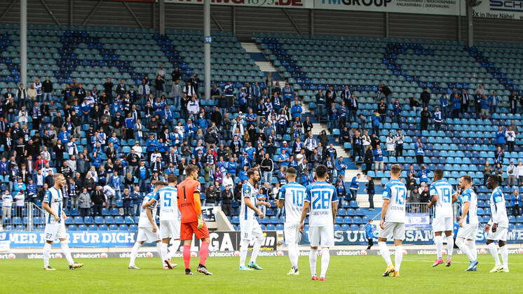 1 FC Magdeburg vs Sportfreunde Lotte at the MDCC Arena in Magdeburg ...