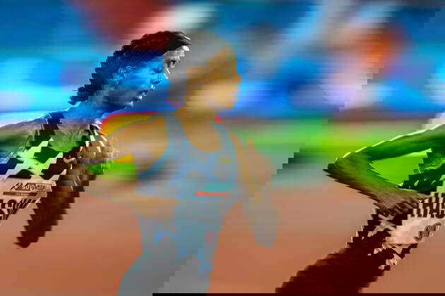 Ethiopian-born Dutch runner Athlete Sifan Hassan (represents ...