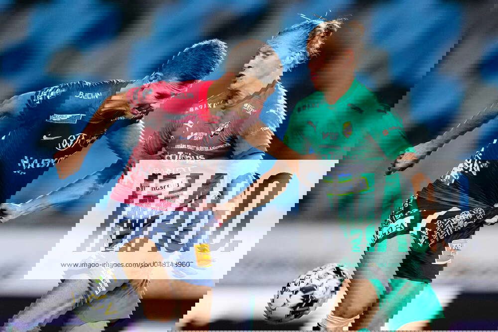 200911 Örgrytes Arvid Brorsson in a fight with Ljungskiles Jesper ...