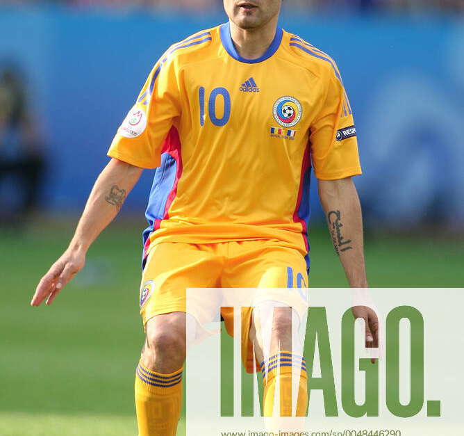 Adrian Mutu Romania & Fiorentina Romania V France,Euro 2008 Letzigrund ...
