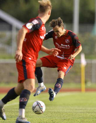 Photo Nick Gutmann Norderstedt Football Regional League North , am Sa ...