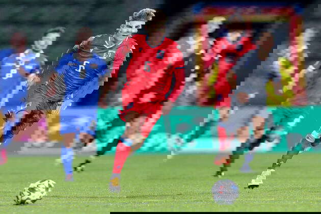 Florian Bohnert Freisteller, Einzelbild, Aktion, Ganzkörper Fussball WM ...