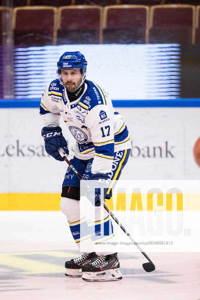 201008 Leksands Daniel Olsson Trkulja during the ice hockey match in the SHL between Leksand and