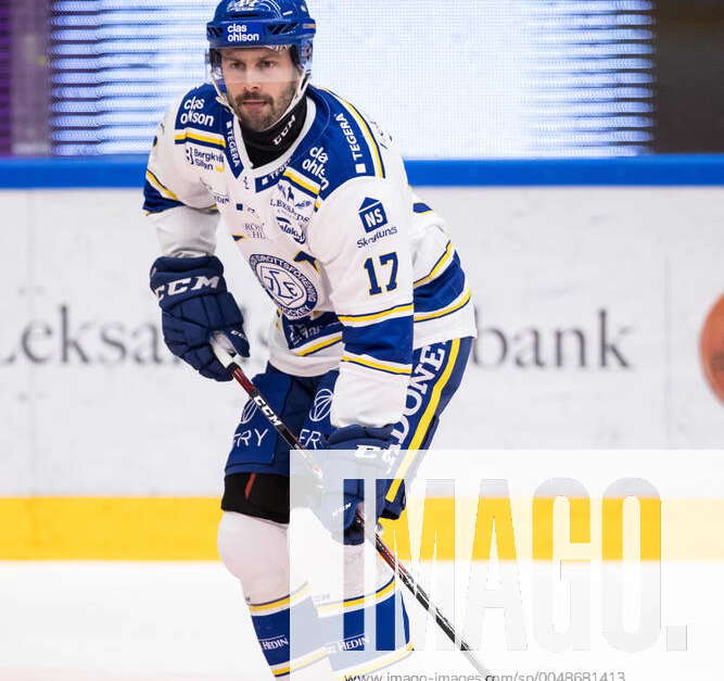 201008 Leksands Daniel Olsson Trkulja during the ice hockey match in the SHL between Leksand and
