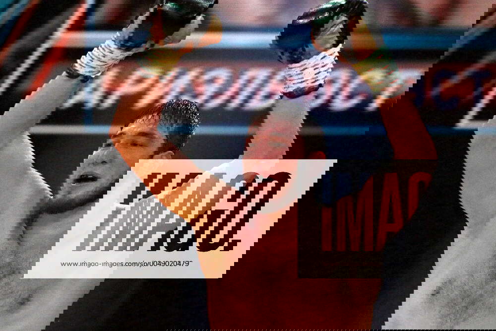 SOCHI, RUSSIA - OCTOBER 31, 2020: Russian heavyweight boxer Arslan ...