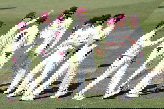 CRICKET SHIELD SA QLD, Brendan Doggett of the Redbacks during Day 2 of ...