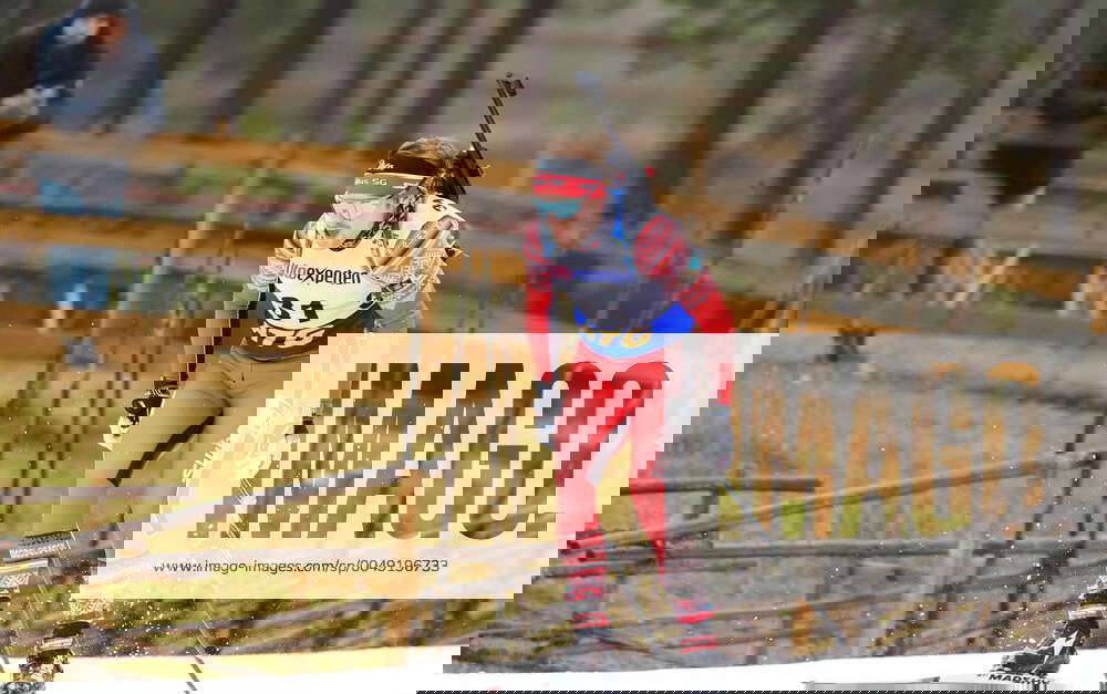 201114 Oskar Ohlsson, Tullus Skyttegille, competes in biathlon, sprint ...