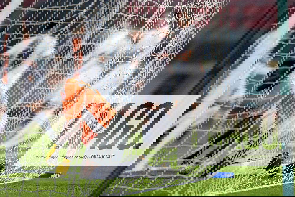 Ibrahim Kone, goalkeeper of Zejtun Corinthians after conceding a goal ...