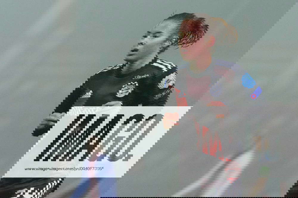 MUNICH, GERMANY, DEC 16: Julia Pollak with her Champions League debut ...