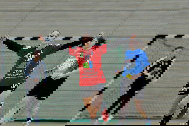 Halle, Germany 08 February 2020 2 HBL Women 19 20 SV Union Halle ...