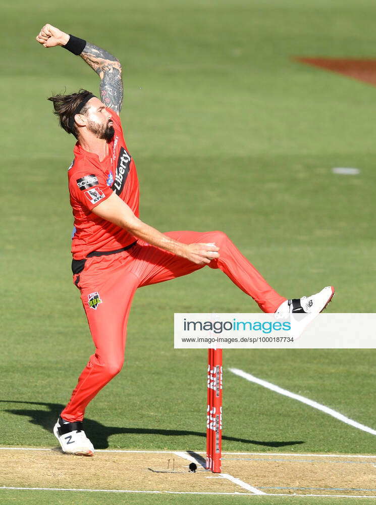 BBL STRIKERS RENEGADES, Kane Richardson of the Melbourne Renegades ...