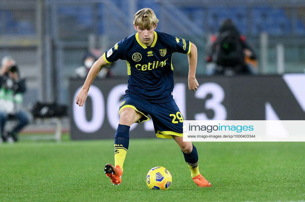 Mattia Sprocati of Parma Calcio 1913 during the Coppa Italia match ...