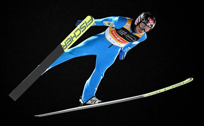 Robert Johansson of Norway during the Ski jumping, Skispringen, Ski ...
