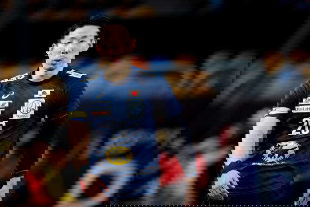 Jin WATANABE (20) during the IHF World Championship, WM, Weltmeisterschaft 2021 Egypt, Japan vs
