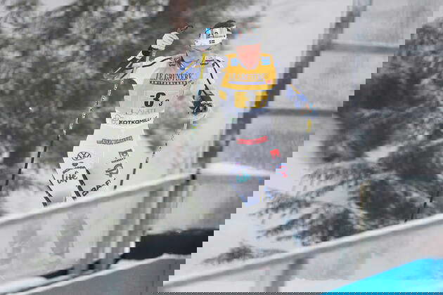 Lovisa Modig of Sweden competes in the womens 10 000 meters during day ...