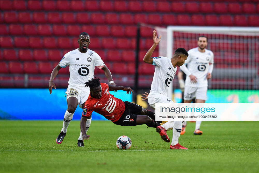 Jeremy Doku ( 18 - Rennes ) - Reinildo Mandava ( 28 - LOSC ) - FOOTBALL ...