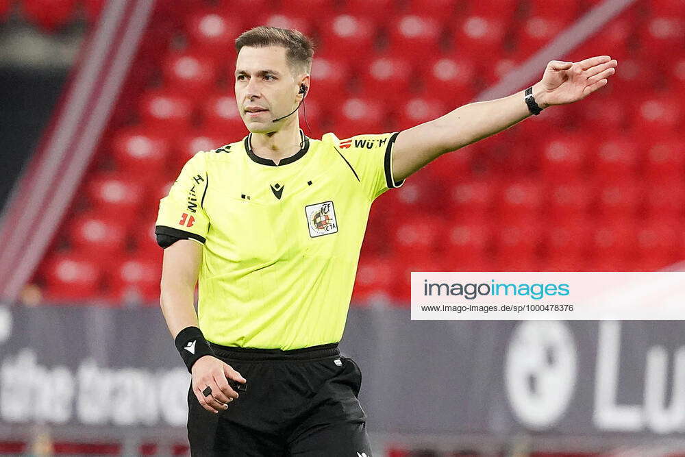Spanish referee Adrian Cordero Vega during La Liga match. January 25 ...