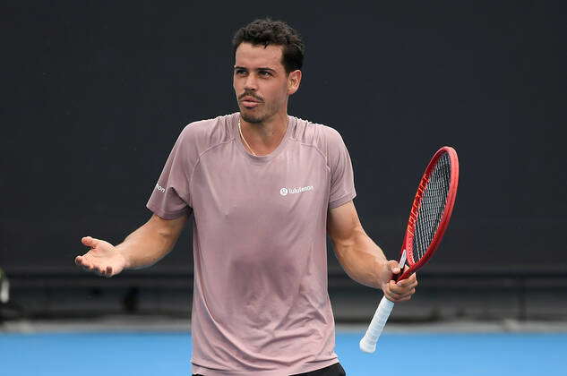 TENNIS MURRAY RIVER OPEN, Alex Bolt of Australia in action during the ...