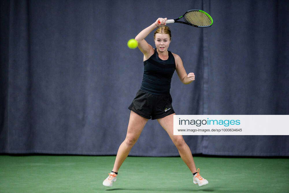 210205 Tilde Strömquist during the tennis tournament TP Gardell Open on ...