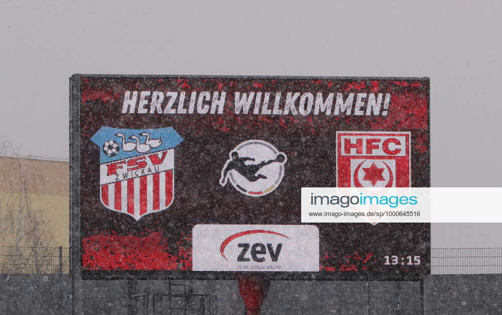 Zwickau, 06 02 2021, Football, Stadium Zwickau, 3 Liga, 23 Spieltag ...