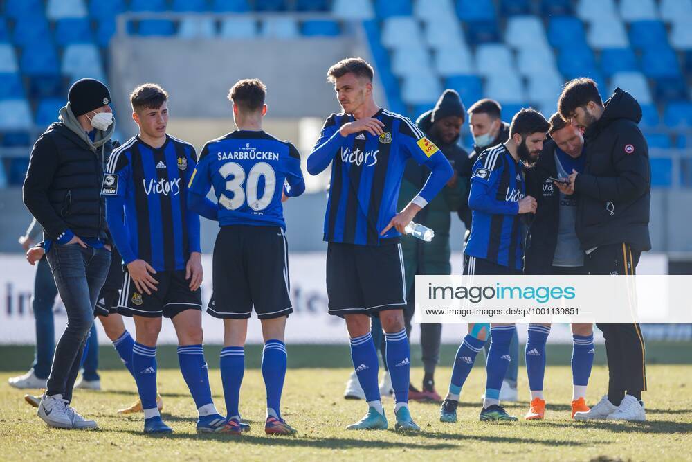 Luca Kerber 1 FC Saarbruecken , Lukas Schleimer 1 FC Saarbruecken ...