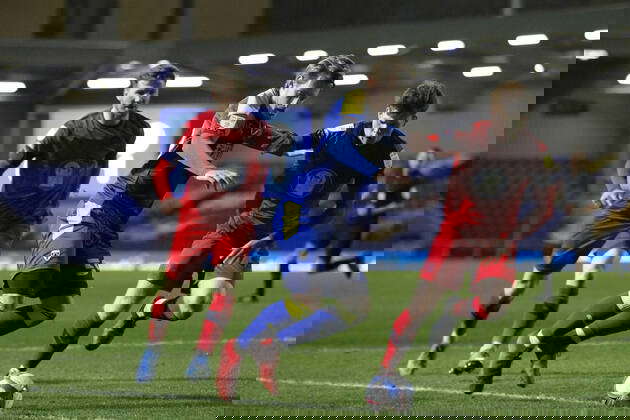 Joe Piggott of AFC Wimbledon in action during the EFL Sky Bet League 1 ...