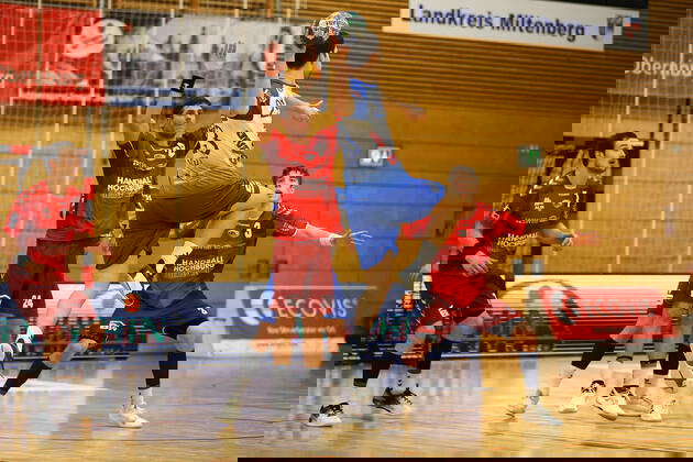 23 Matchday Handball 2 Bundesliga TV Großwallstadt SG BBM Bietigheim ...