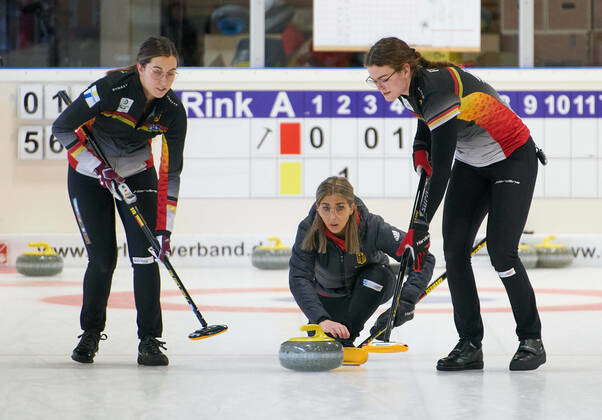 German Curling national team, Nationalteam with Analena JENTSCH, Klara ...