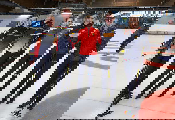 German Curling national team, Nationalteam with Analena JENTSCH, Klara ...