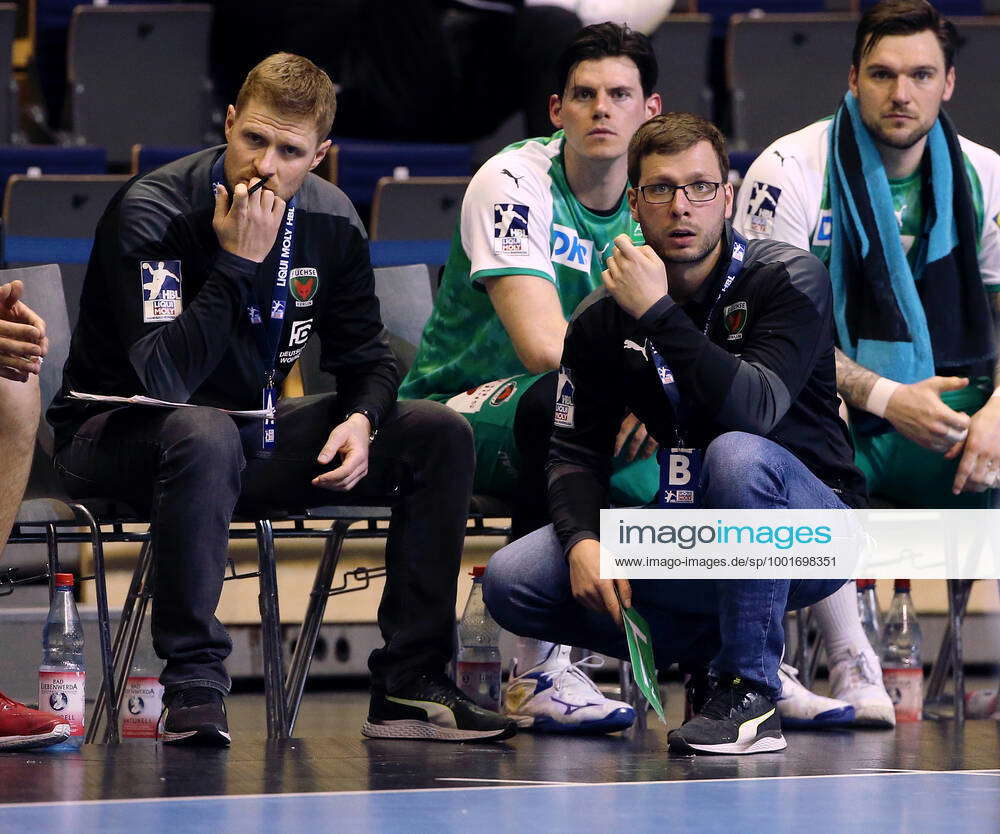 Co coach Max Rinderle, coach Jaron Siewert Sport Handball HBL ...