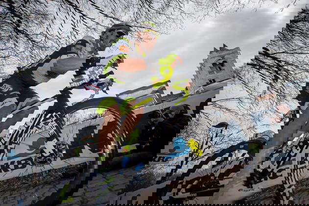 Boy van Poppel NED Intermarche Wanty Gobert Materiaux in the climb of ...