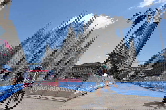 Giro D italia; Tappa 21 Senago - Milano; 2021, Bora - Hansgrohe; Fabbro ...