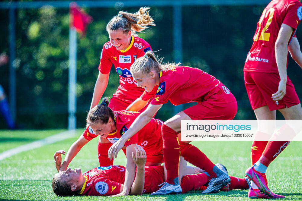 210605 Ragne Hagen Svastuen of Roa celebrates after scoring the 1 1 ...