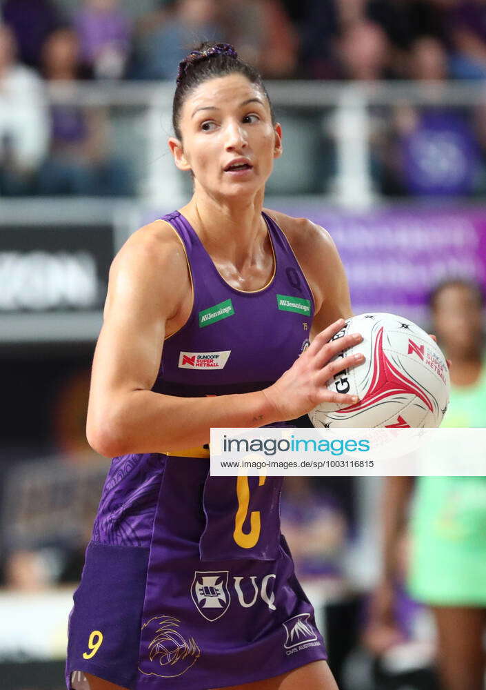 SUPER NETBALL FIREBIRDS FEVER, Kimberley Ravaillion of the Firebirds in ...