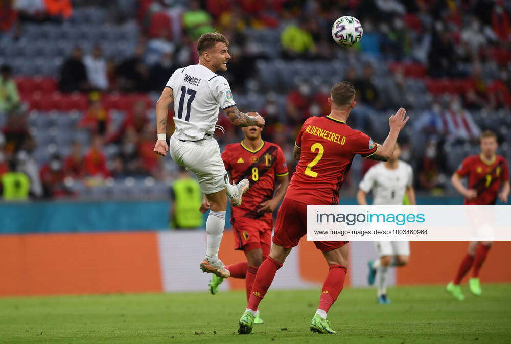 Ciro Immobile (Italy)Toby Alderweireld (Belgium) during the Uefa ...