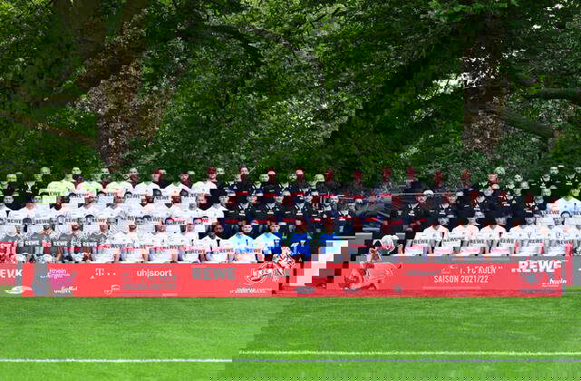 1 FC Köln 1 BL, portrait date 2023 2024, team photo Back row, from left ...