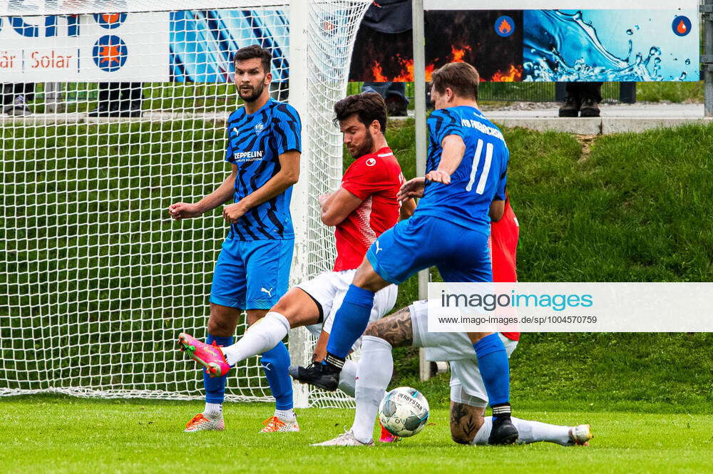 Jonathan Hartmann 19, FV Weiler and Julian Karg 5, FV Weiler block a ...