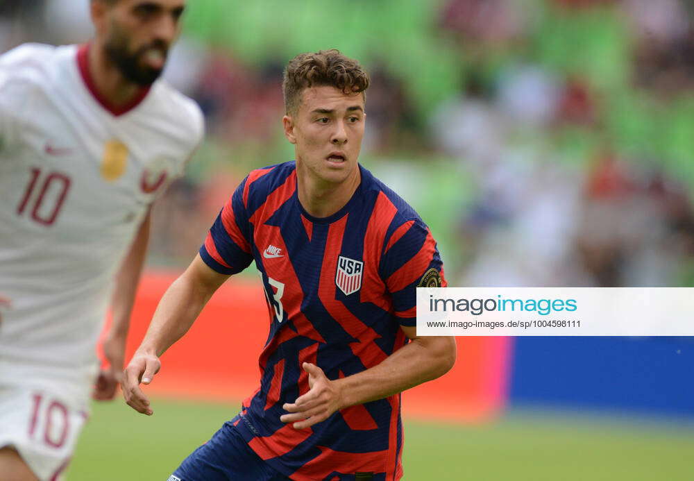 AUSTIN, TX - JULY 29: USA forward Matthew Hoppe in action during the ...