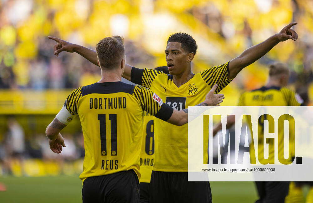 Goal celebration Marco Reus BVB , Jude Bellingham BVB Borussia Dortmund ...