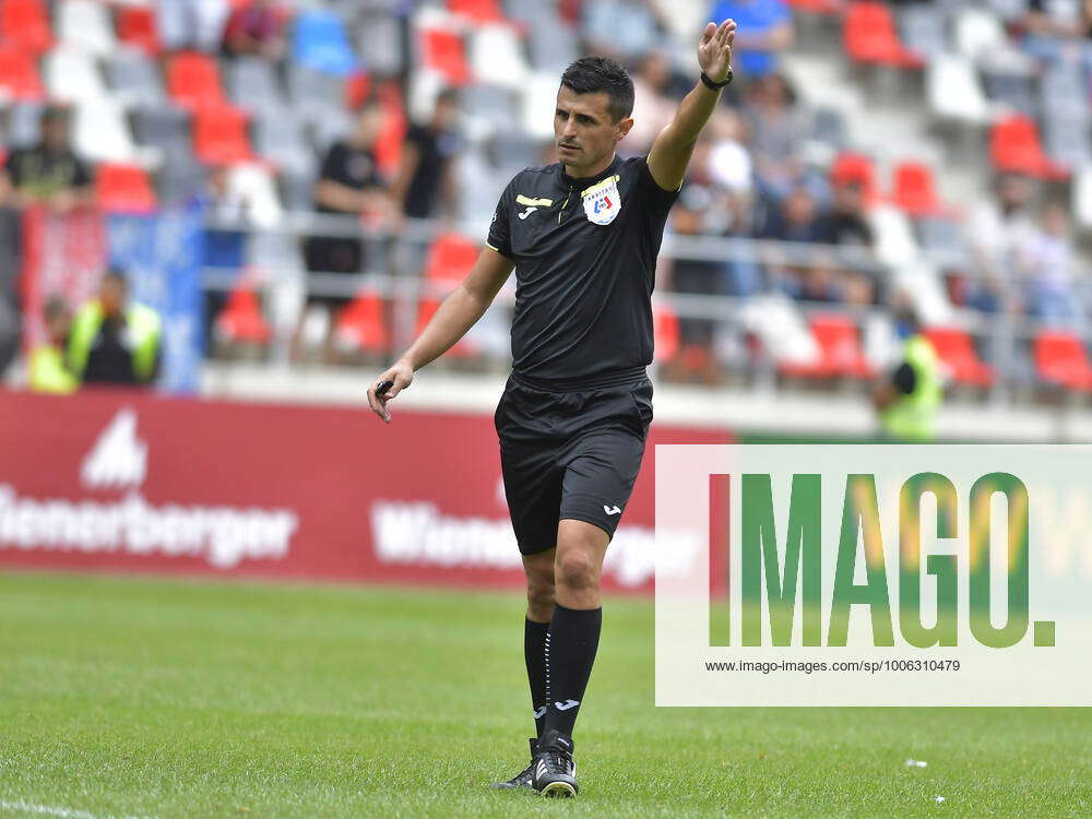 Central referee Marius Nechita Chioran in the football match between ...