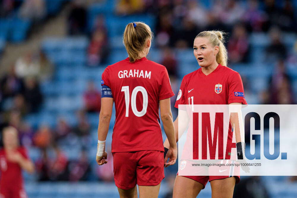 210916 Caroline Graham Hansen and Lisa Marie Karlseng Utland of Norway ...